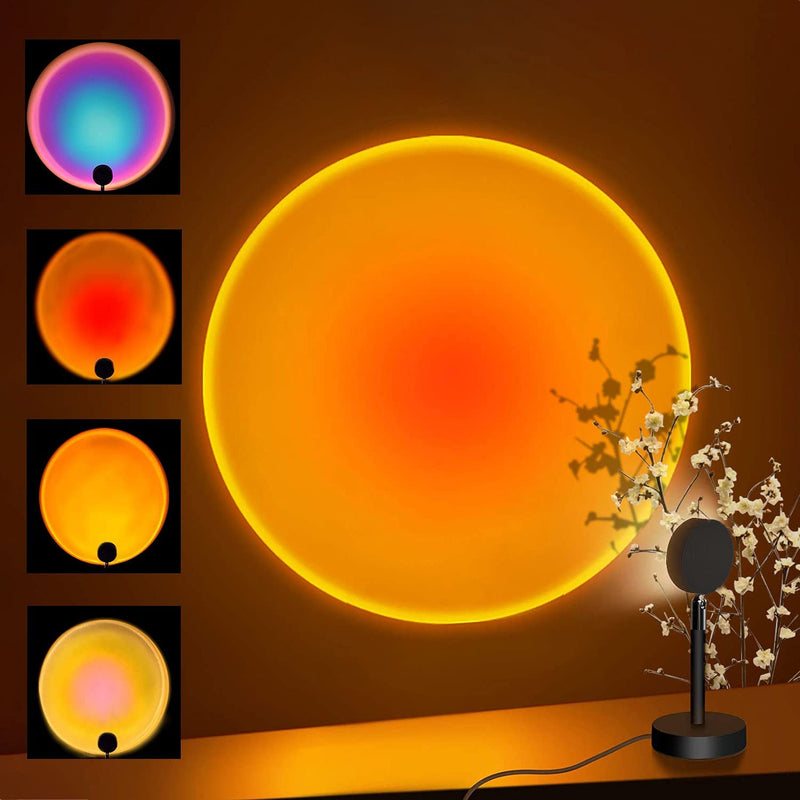Sunset Projector Table Lamp, Ambient Light, RGB LED Lamp, Table ...